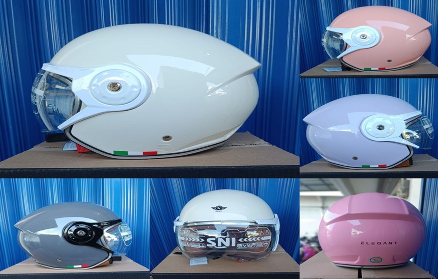 Deretan Helm Vespa Warna Cantik Buat Ladies: Stylish, Matching Sama ...
